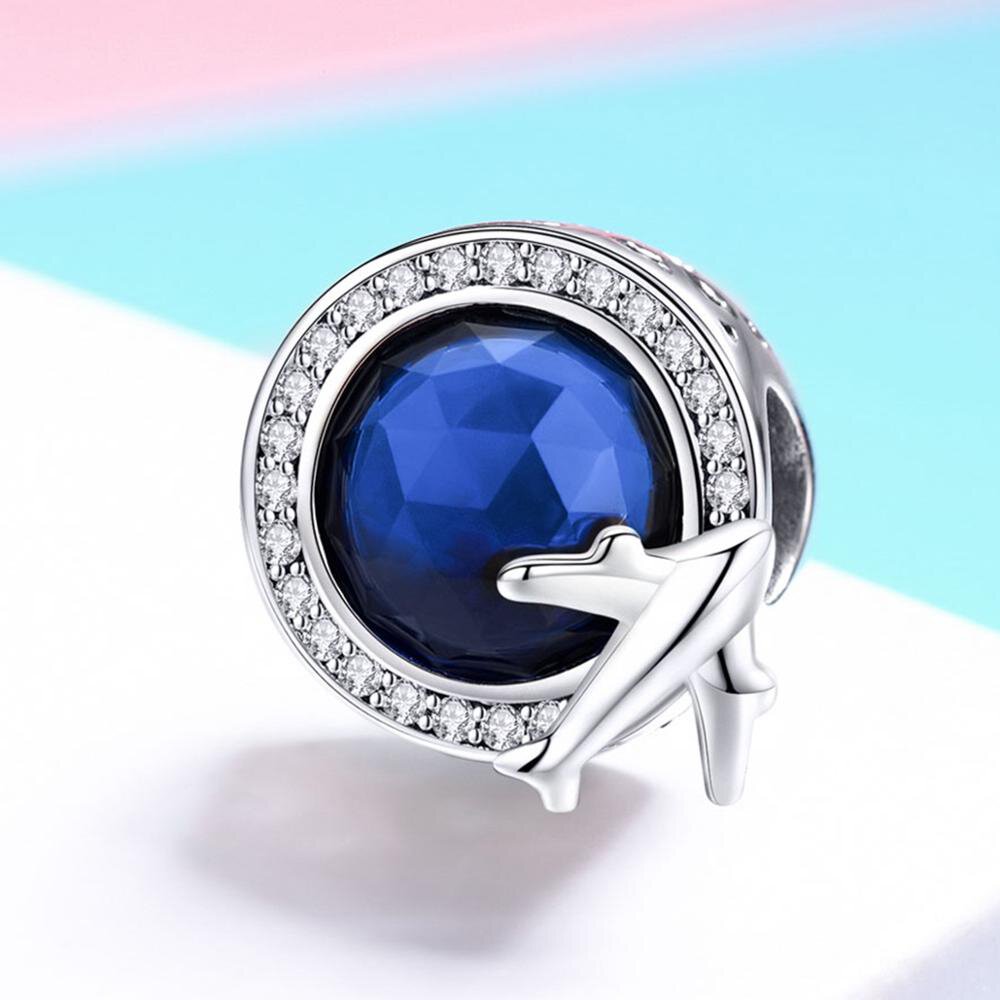 Koralik Zawieszka Beads do Pandora Srebro 925, Samolot Świat - sklep ...